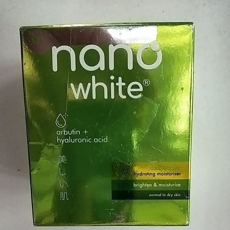NANO WHITE Double Action Hydrating Moisturizer 50ml (Box Dented) | Shopee Malaysia