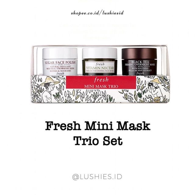 FRESH MINI MASK TRIO (15ML) | Shopee Malaysia