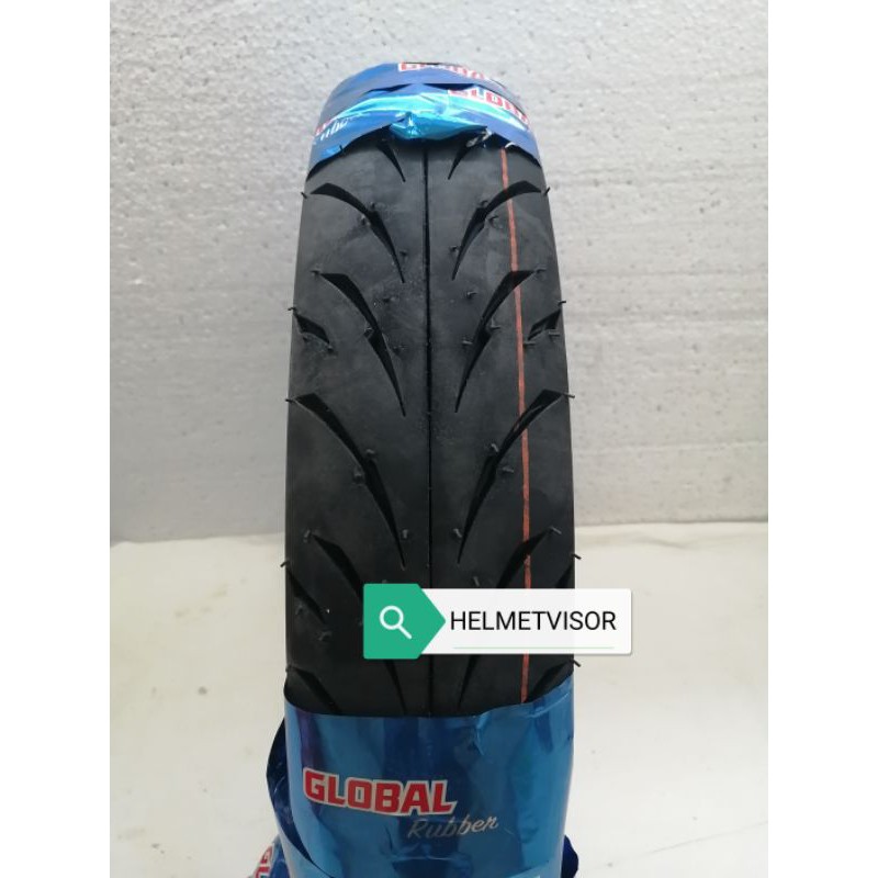 MOTOSIKAL TAYAR MOTORCYCLE TIRE TYRE 80/90-14 TUBELESS -BUNGA DURO 918 ...