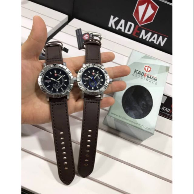 KADEMAN ORIGINAL BROWN SILVER ( White/Blue) | Shopee Malaysia