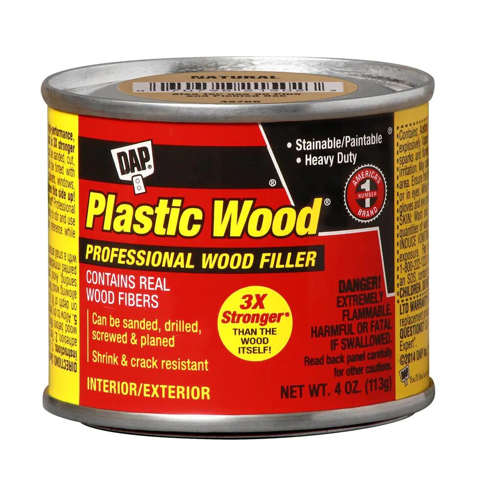🇺🇸 Dap Plastic Wood Professional Wood Filler Contains Real Wood Fibers ...
