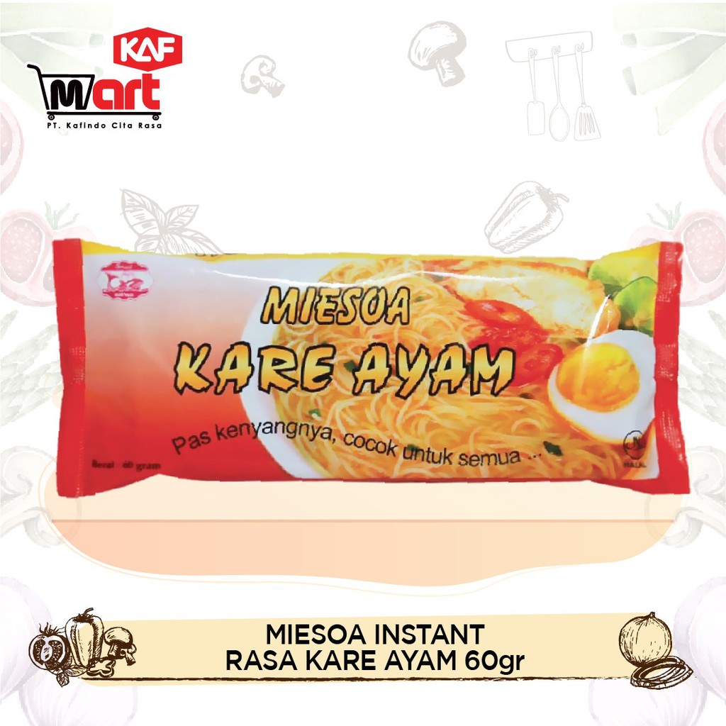 Miesoa Instant Chicken Curry Flavor 60g (2 pcs) | Shopee Malaysia