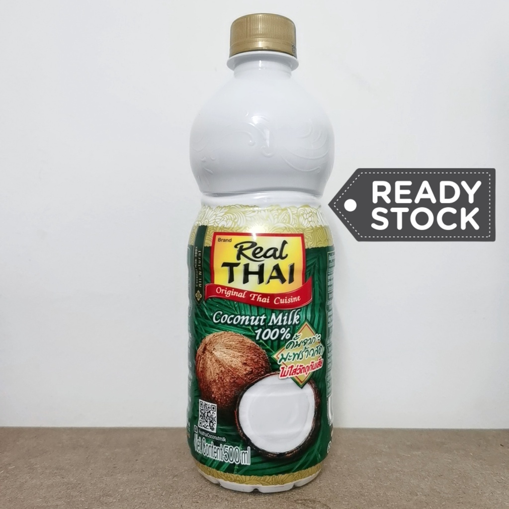 Real Thai Brand Coconut Milk 100% Real Thai Coconut Milk Real Thailand ...