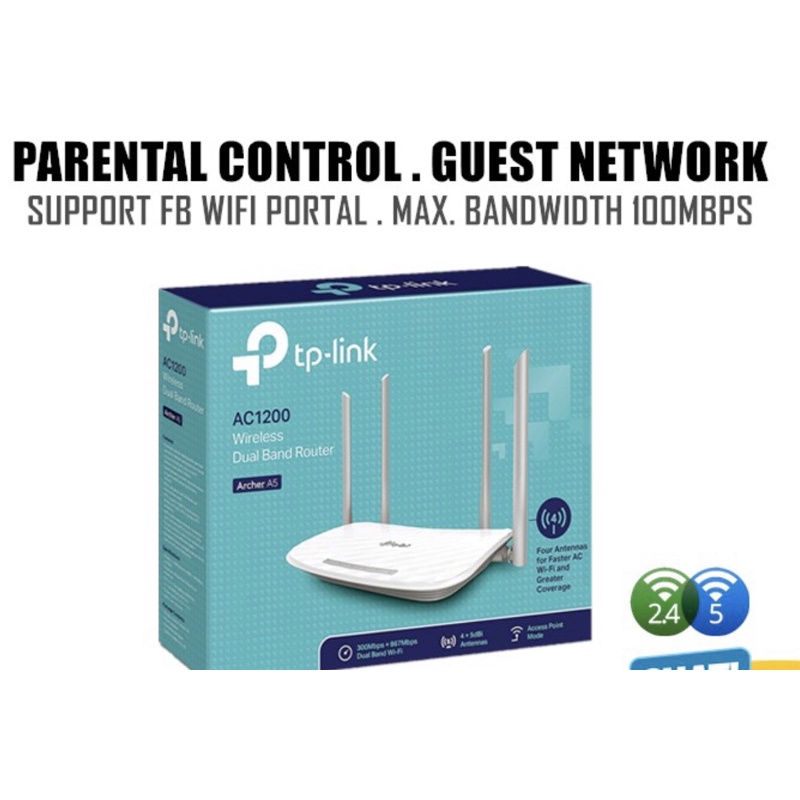 TP Link 1200 Wireless Dual band Router | Shopee Malaysia