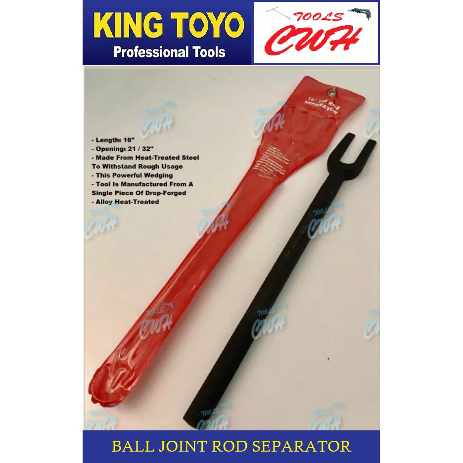 King Toyo KT-18410 / JONNESWAY TAIWAN FORK TYPE TIE ROD BALL JOINT ...