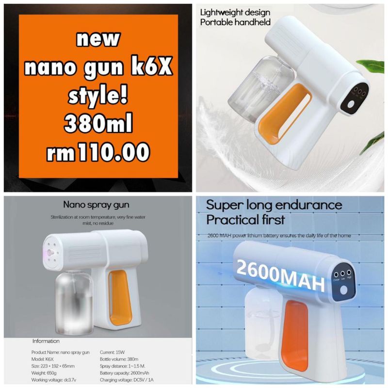 Nano gun K6X (GUN + LIQUID 5LITRE) | Shopee Malaysia