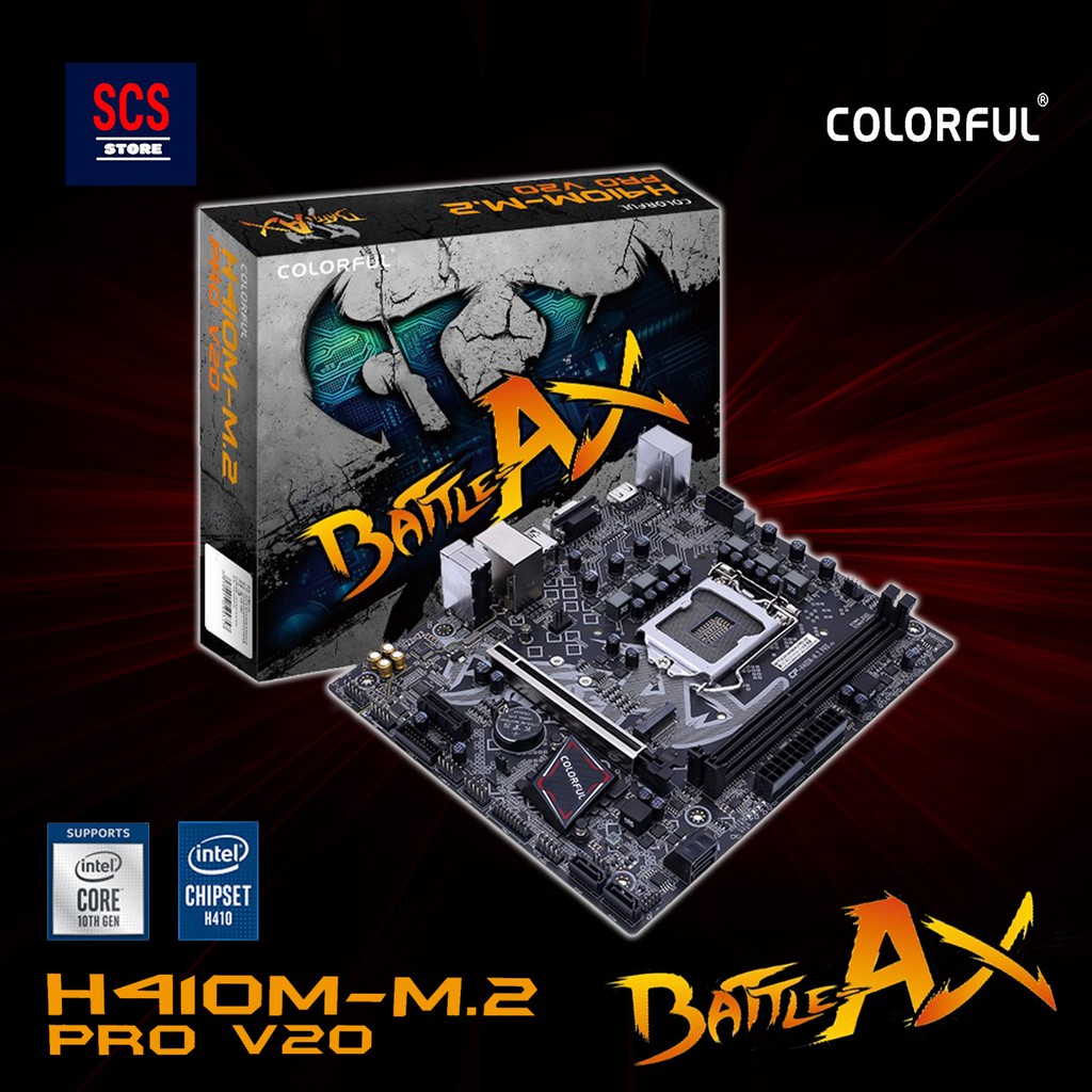 COLORFUL H410M-M.2 PRO V20 SOCKET LGA1200 / H310M-E LGA1151 MOTHER ...