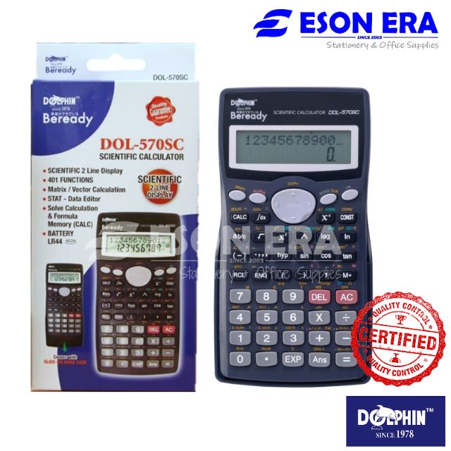 Dolphin Scientific Calculator DOL-570SC (fx-570MS) | Shopee Malaysia