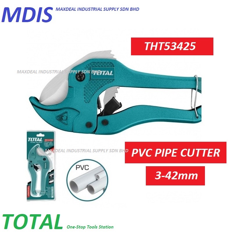 TOTAL THT53425 PVC Pipe Cutter 3-42mm Pemotong Paip PVC | Shopee Malaysia
