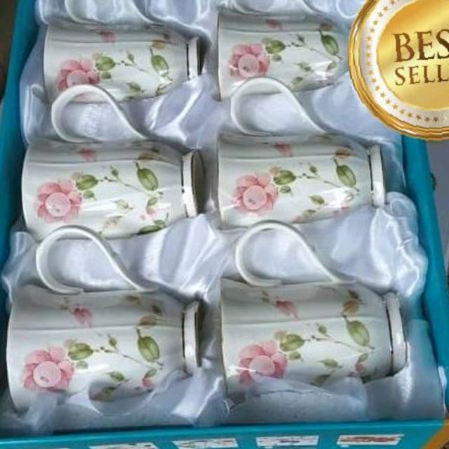 🔥6PCS PREMIUM PORCELAIN MUG🔥 | Shopee Malaysia