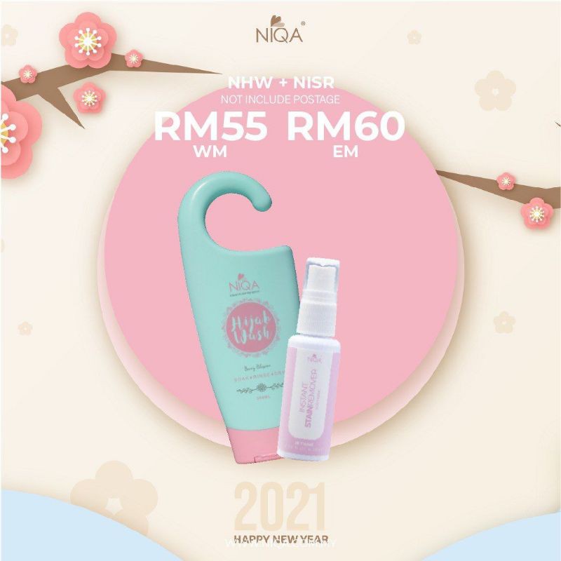 💥[SALE 12.12]💥 Niqa Hijab Wash + Stain Remover RM58 {FREE GIFT} 🎁 ...