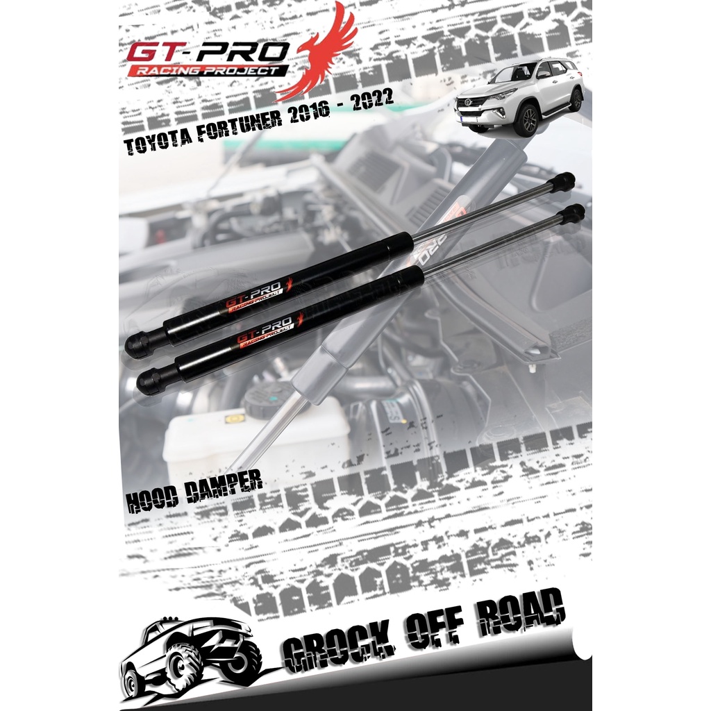 TOYOTA FORTUNER 2016-2022 GT PRO HOOD DAMPER/HOOD BONNET DAMPER/HOOD ...