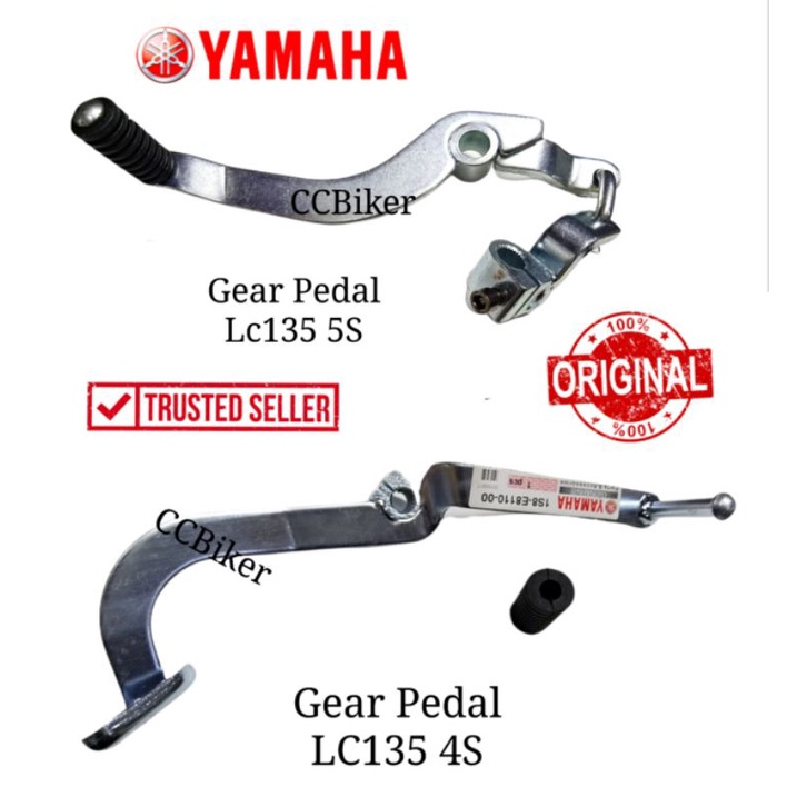 Gear Shift Pedal Original Yamaha LC135 4S 5S / Gear Pedal Lever/ Gear Kaki - LC135 V1 V2 V3 V4 ...