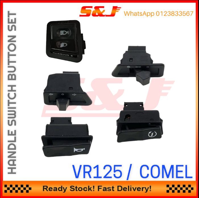 SUZUKI VR125 COMEL STORM NITRO HANDLE SWITCH BUTTON SET HILO SIGNAL ...