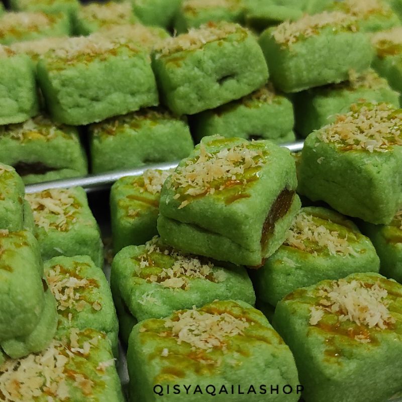TART CUBE PANDAN KUIH RAYA KUIH FESTIVAL Homemade Cute Comel Murah ...