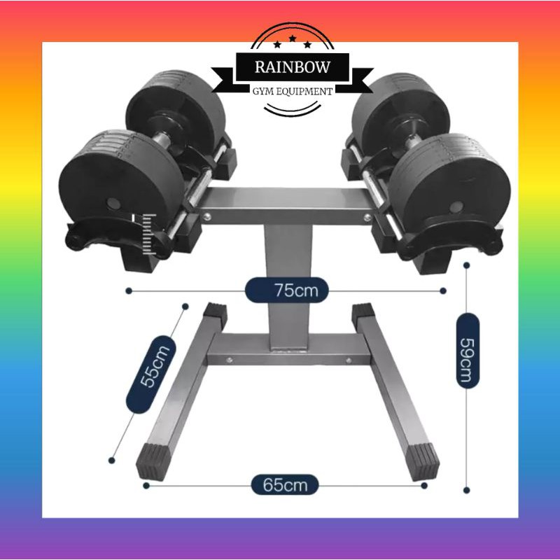 RF🏋️IN STOCK🏋️ RBF Adjustable Dumbbell STAND 2kg–4kg–8kg–12kg–16kg–20kg–24kg–28kg–32kg Weight ...
