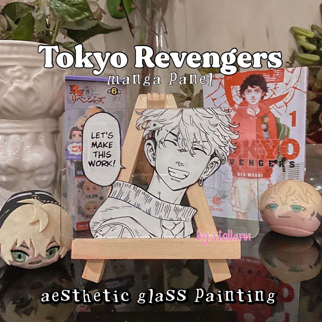 [READY] Tokyo Revengers Acrylic Glass Painting Manga Panel Aesthetic ...