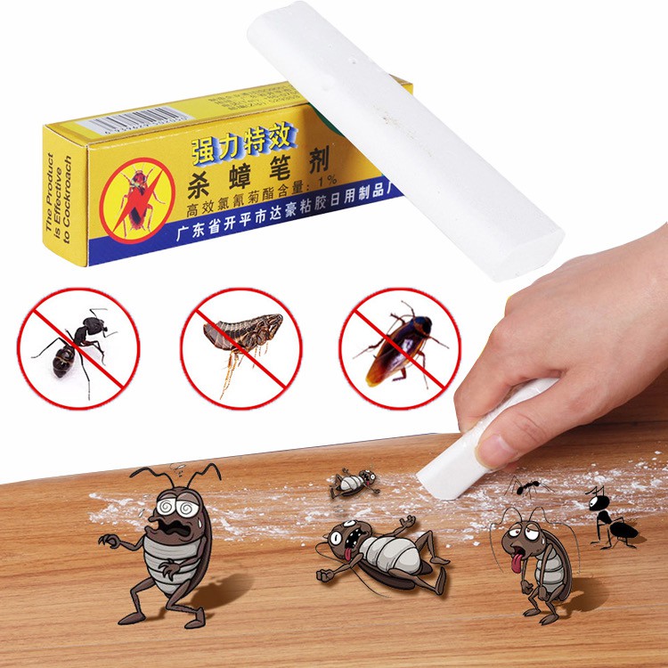 Cockroach Ants Killing Chalk Pen Pest Control 1pc 杀蟑笔剂 | Shopee Malaysia