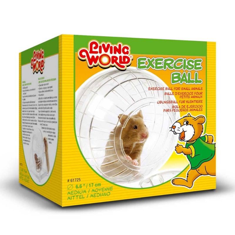 LIVING WORLD® Exercise Ball for Small Animals / Hamster / Hedgehog ...