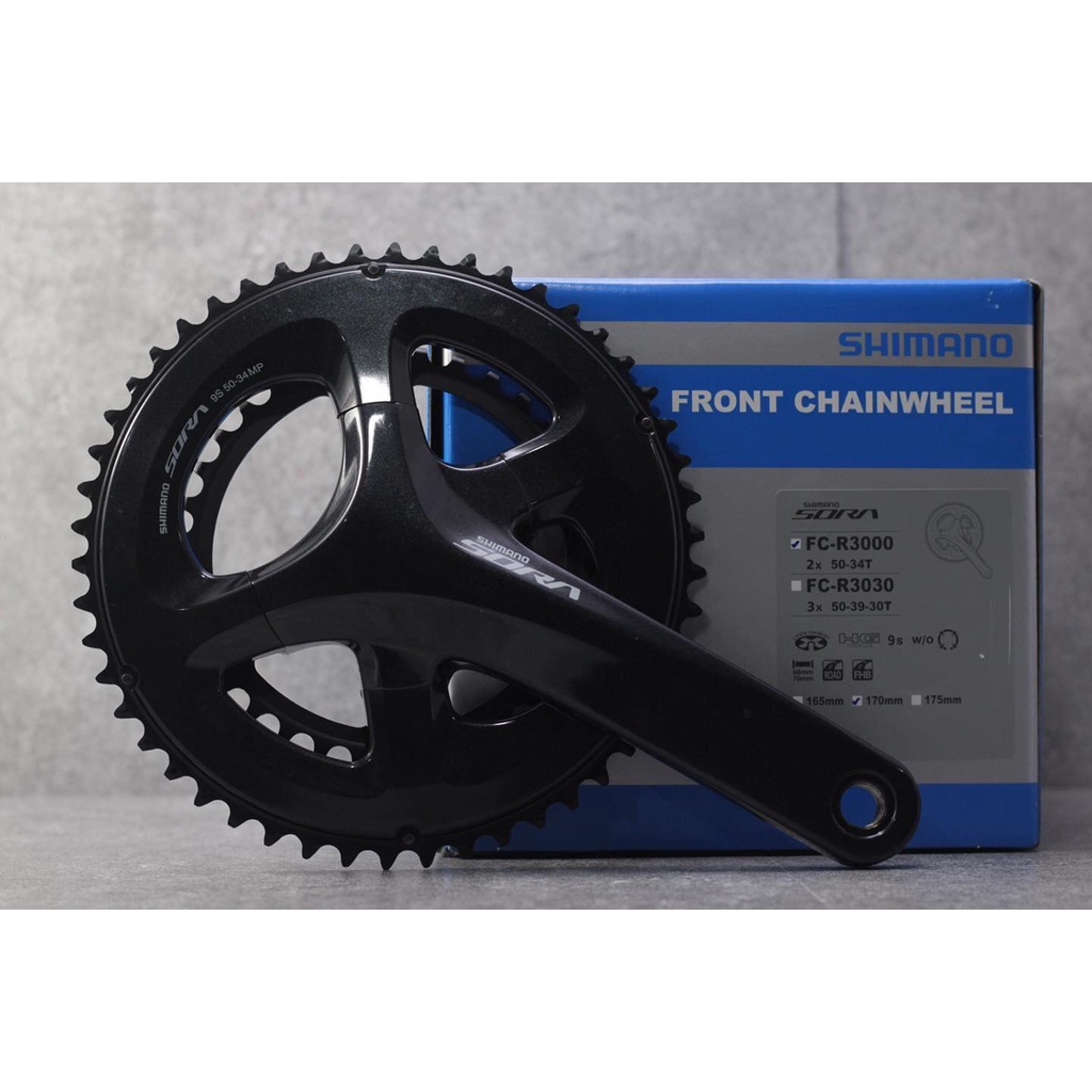 Shimano Sora FC R3000 | Claris R2000 Road Chainwheel/CrankSet | Shopee ...