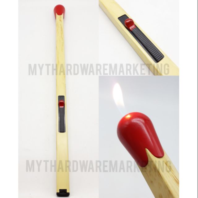 Lighter long handle inflatable kitchen gas stove ignition match stick ...