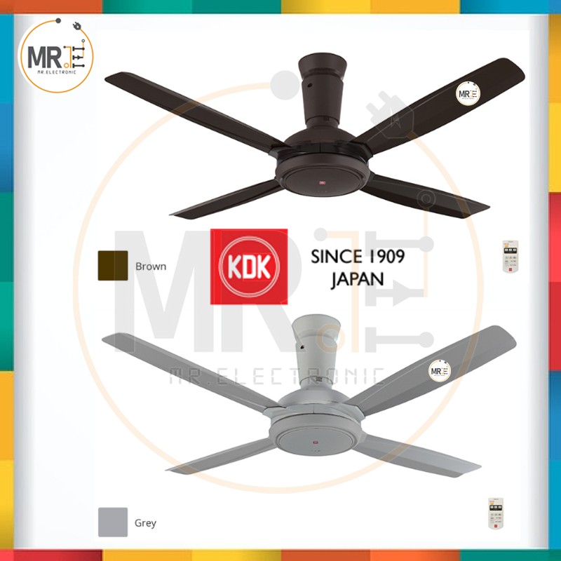 [2021] KDK (140cm/56”) 4 Blades Ceiling Fan with Remote Control | K14XZ ...