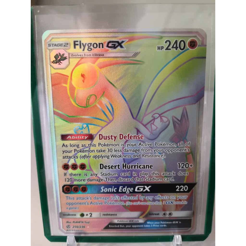 Pokemon Trading Card Game: Flygon GX - 256/236 - Hyper (Sun & Moon ...