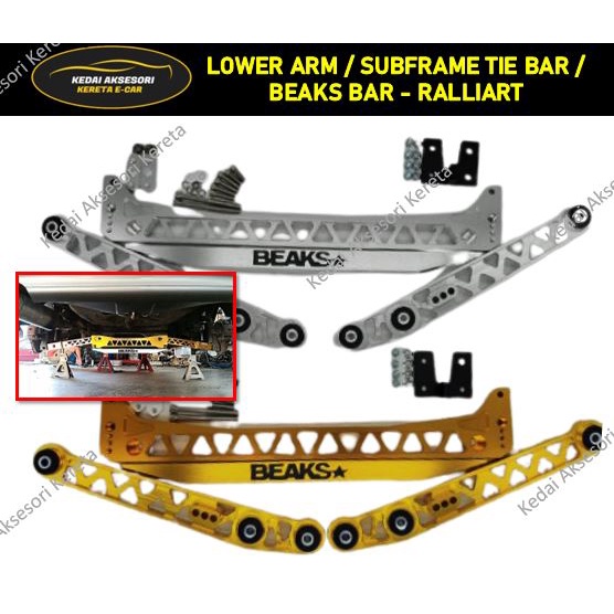 BEAKS BAR LOWER ARM Tie Bar SUBFRAME For Proton WIRA / SATRIA / PUTRA ...