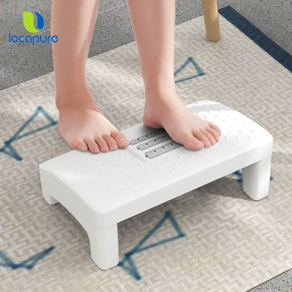 Locapure Home Office Ergonomic Tilted Foot Rest Stool with Massage ...