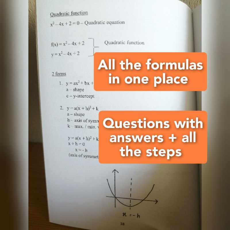 A+ SPM KSSM 2025 Add Maths Notes Formulas Form 4 and 5 | Shopee Malaysia