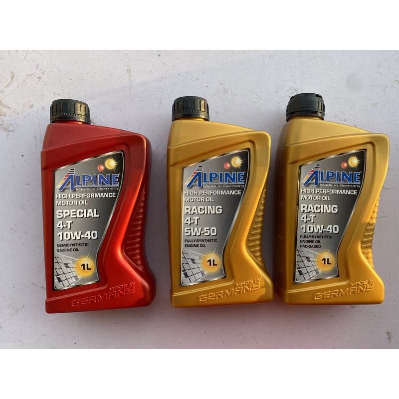 ALPINE GERMANY HIGH PERFORMANCE MOTOR OIL ENGINE OIL MINYAK HITAM SEMI ...