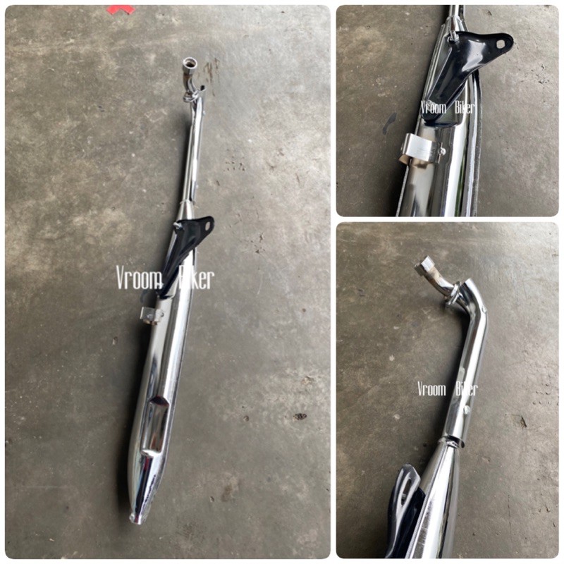 Honda C70 Pisang Exhaust+ Bracket+ Cover (standard) Pipe Muffler | Shopee Malaysia