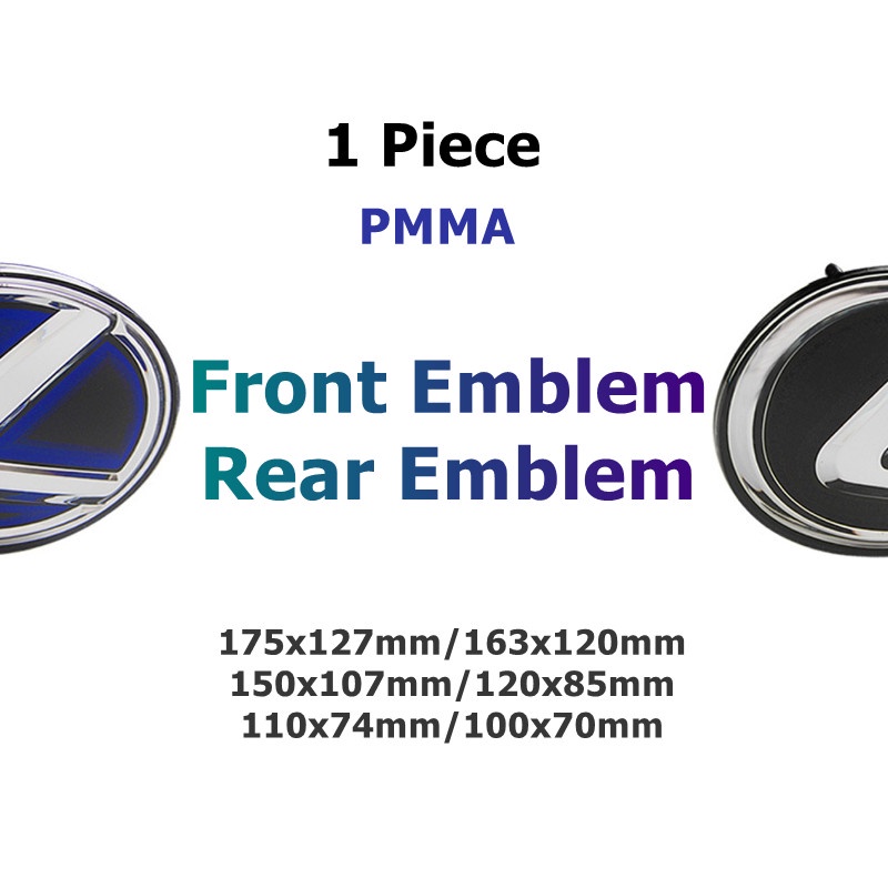 Car Rear Tailgate Badge Decal Front Emblem for Lexus IS200 IS250 IS300 ...