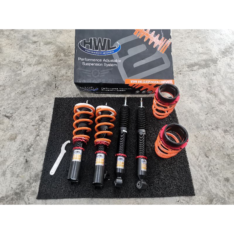 HWL ST1 Series Fully Adjustable Honda Civic FD FD2 | Shopee Malaysia
