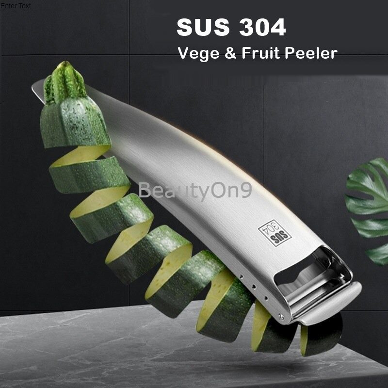 (READY STOCK) SUS304 Fruit Planer Peeler Stainless Steel Vegetable ...