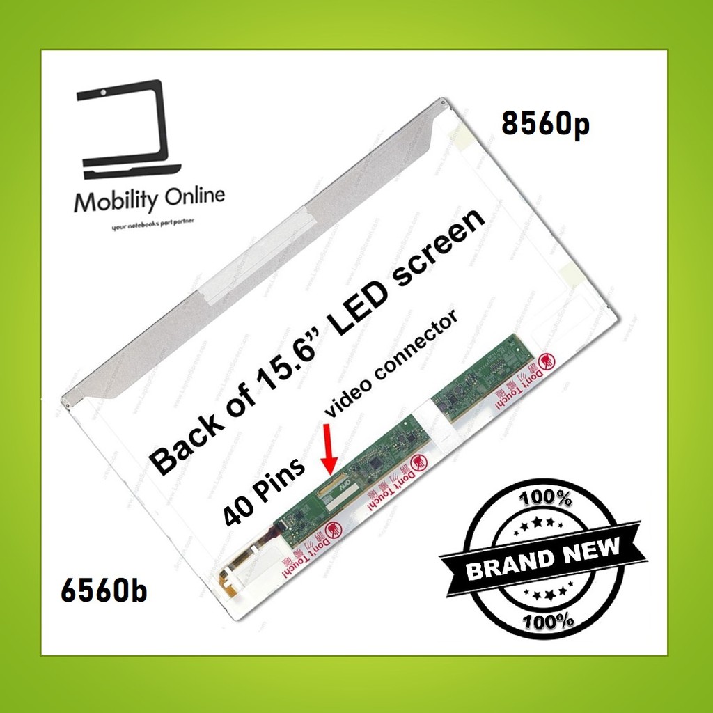 HP 8560p 6560b 6565b 6540b 6545b 6550b 6555b Laptop LCD LED Screen ...