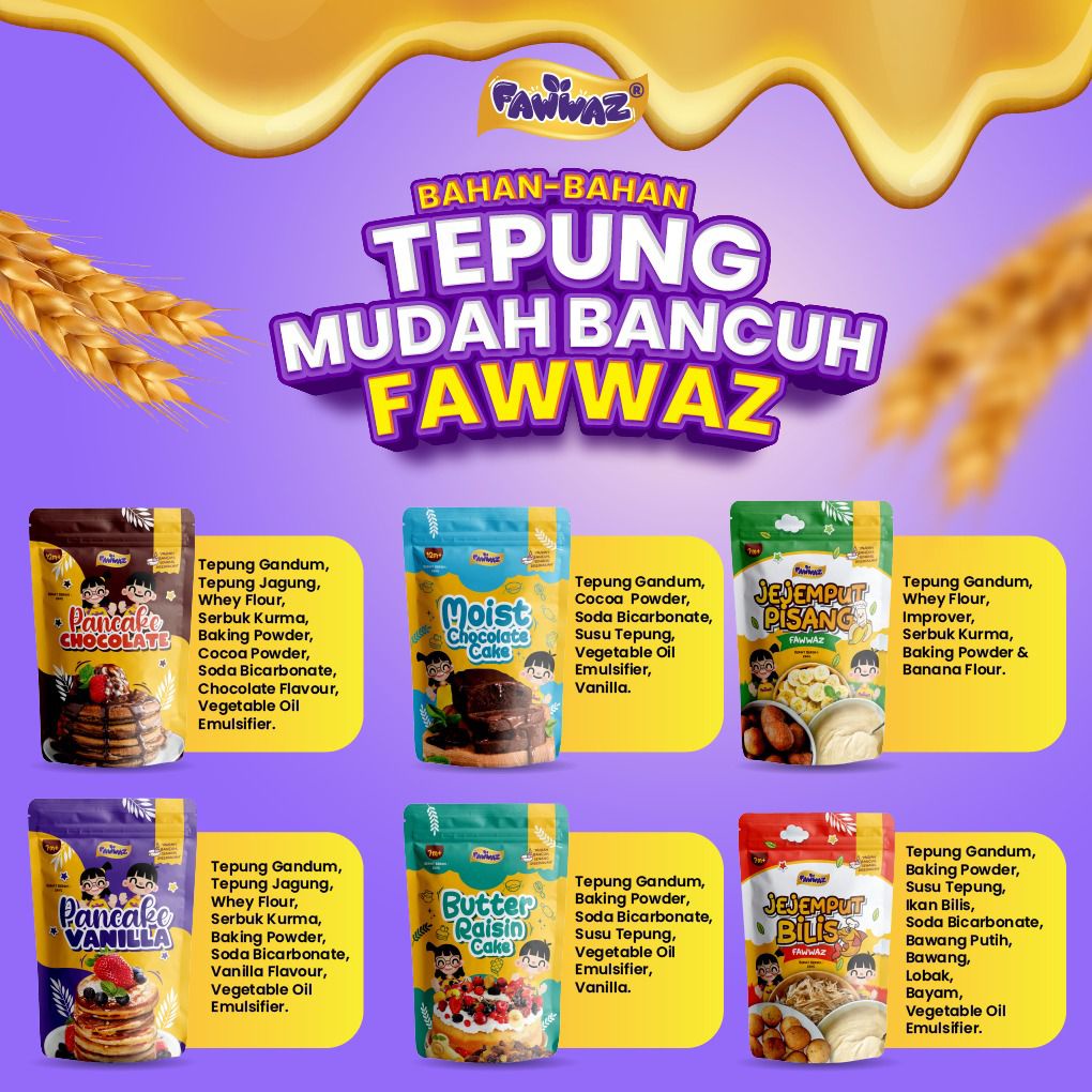 Fawwaz Tepung mudah bancuh | Shopee Malaysia