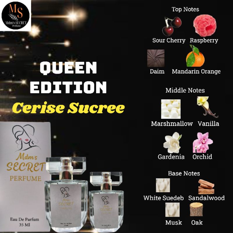 Cerise Sucree QUEEN EDITION SECRET PARFUM Hq | Shopee Malaysia