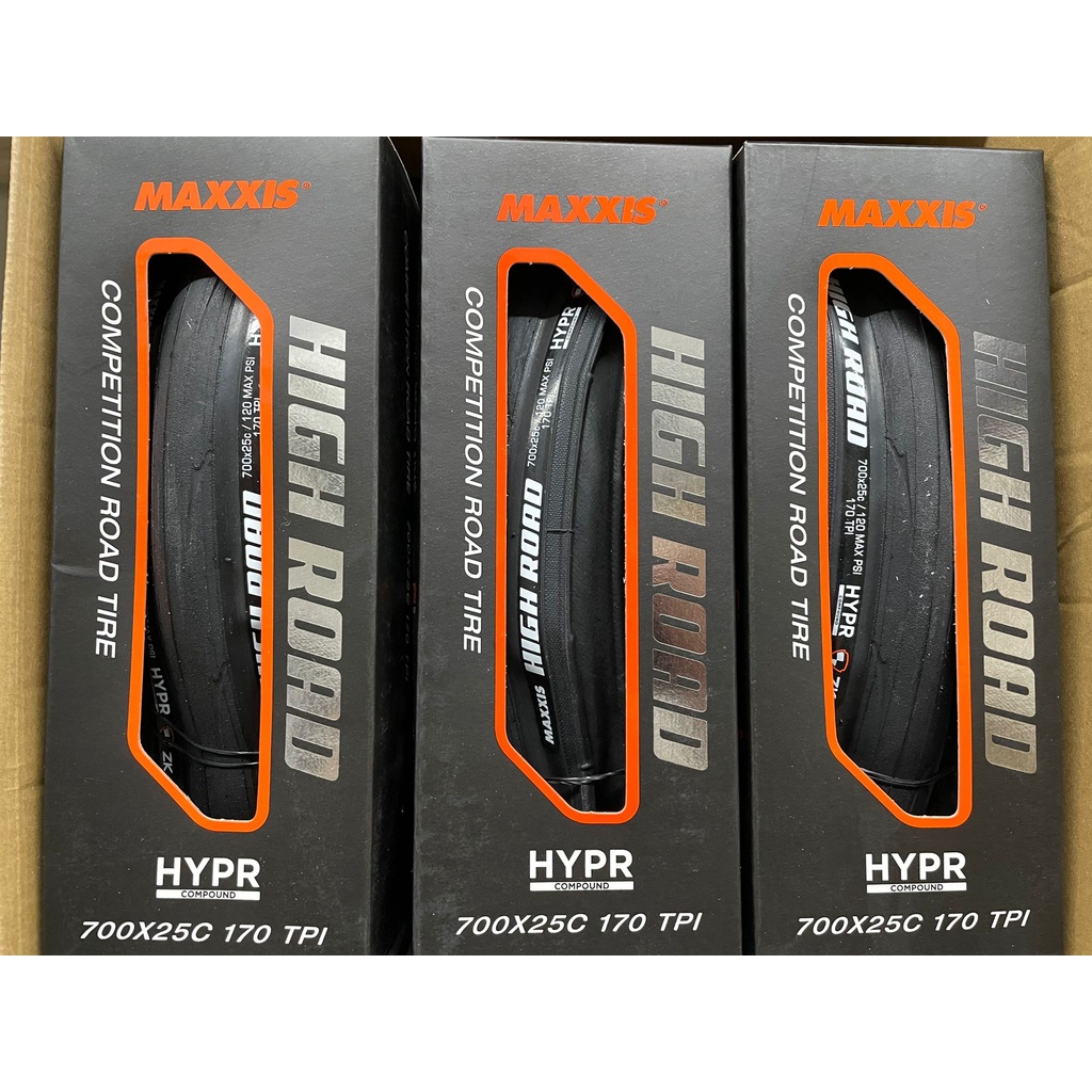 Maxxis New High Road M228 Clincher Tubeless Ready Race/Maxxis Road Tyre ...