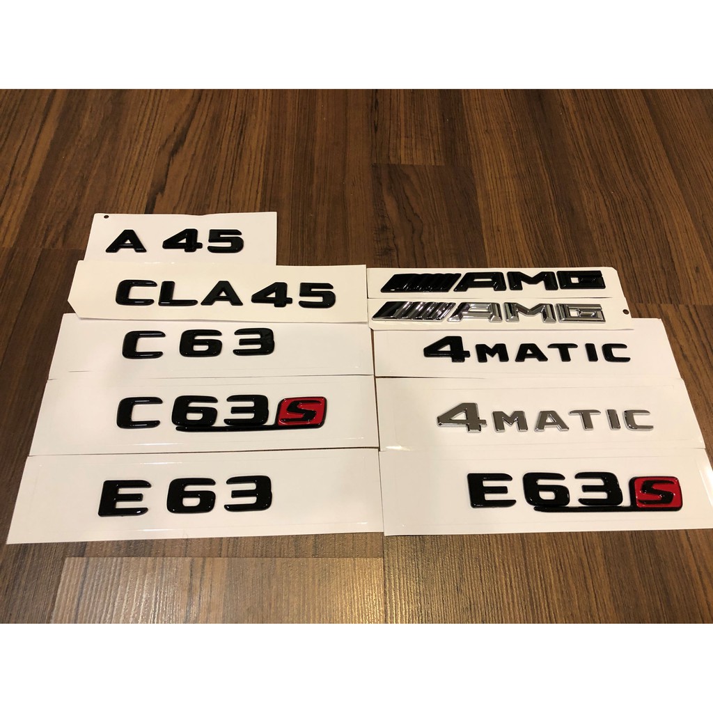 [Ready Stock] Mercedes Benz AMG Logo Emblem A45 CLA45 C63 C63s E63 E63s ...