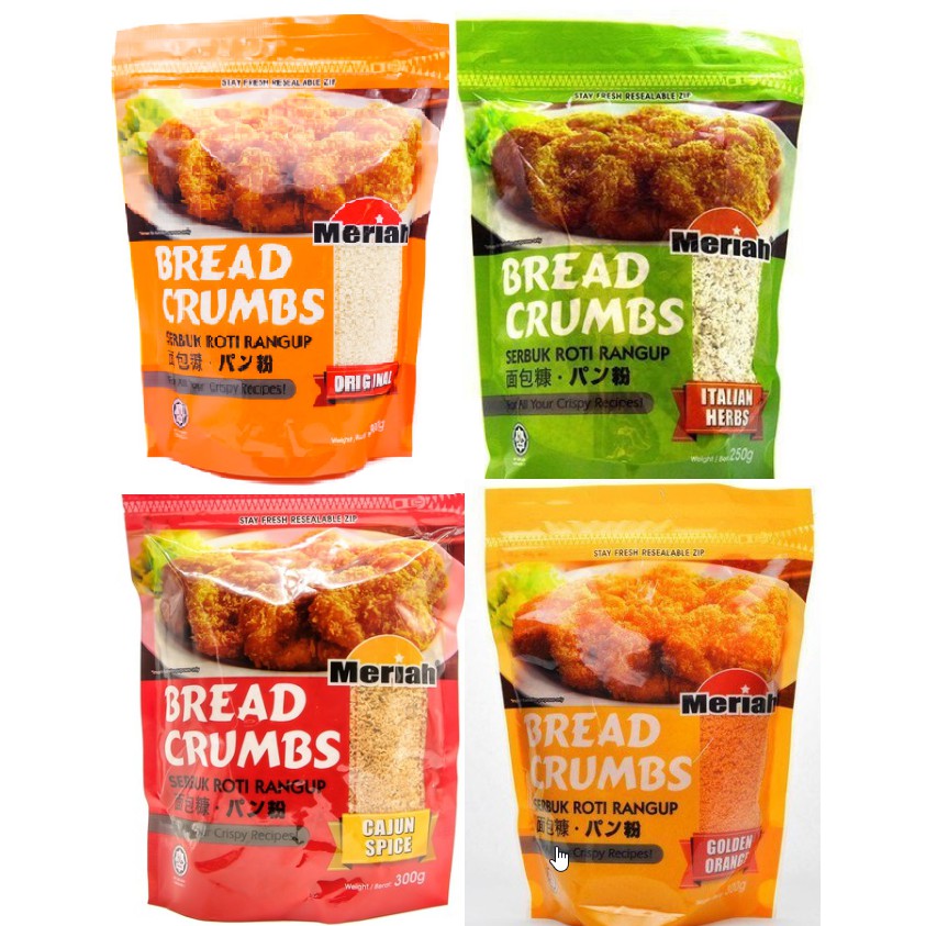 [READY STOCK] MERIAH Breadcrumbs Bread Crumbs ORIGINAL CAJUN SPICE ...