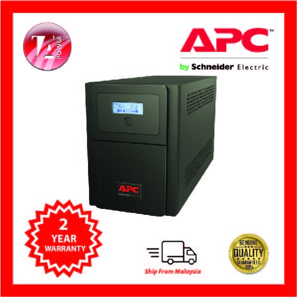 APC EASY UPS SMV 1000VA UNIVERSAL OUTLET 230V (SMV1000I-MS) | Shopee Malaysia