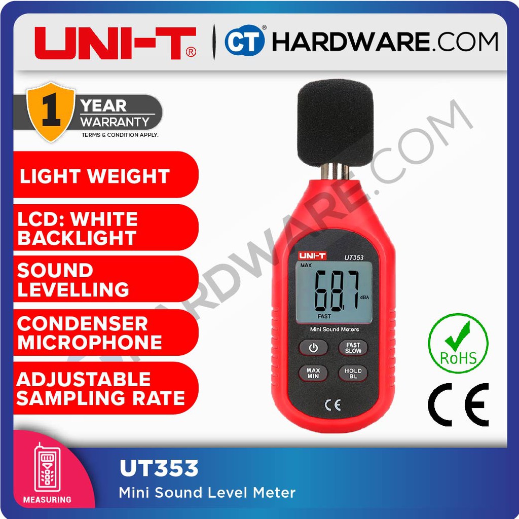 UNI-T UT353 Mini Sound Lever Meter | Shopee Malaysia