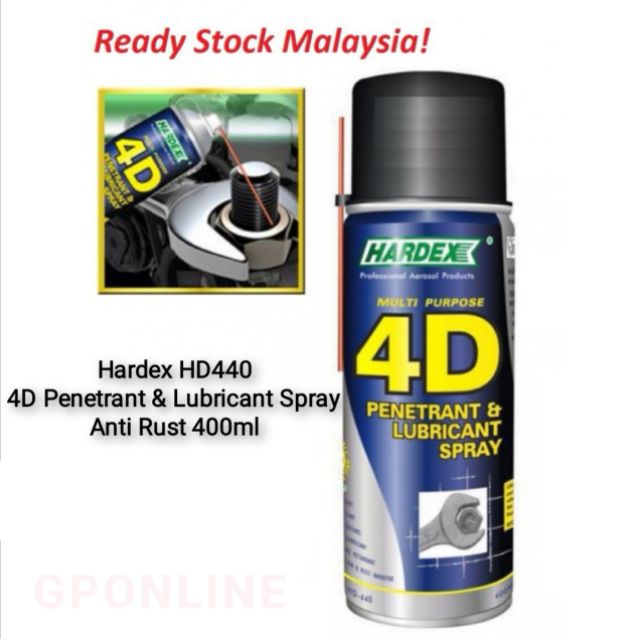 HARDEX HD440 PENETRANT & LUBRICANT SPRAY (400ML HD440) | Shopee Malaysia
