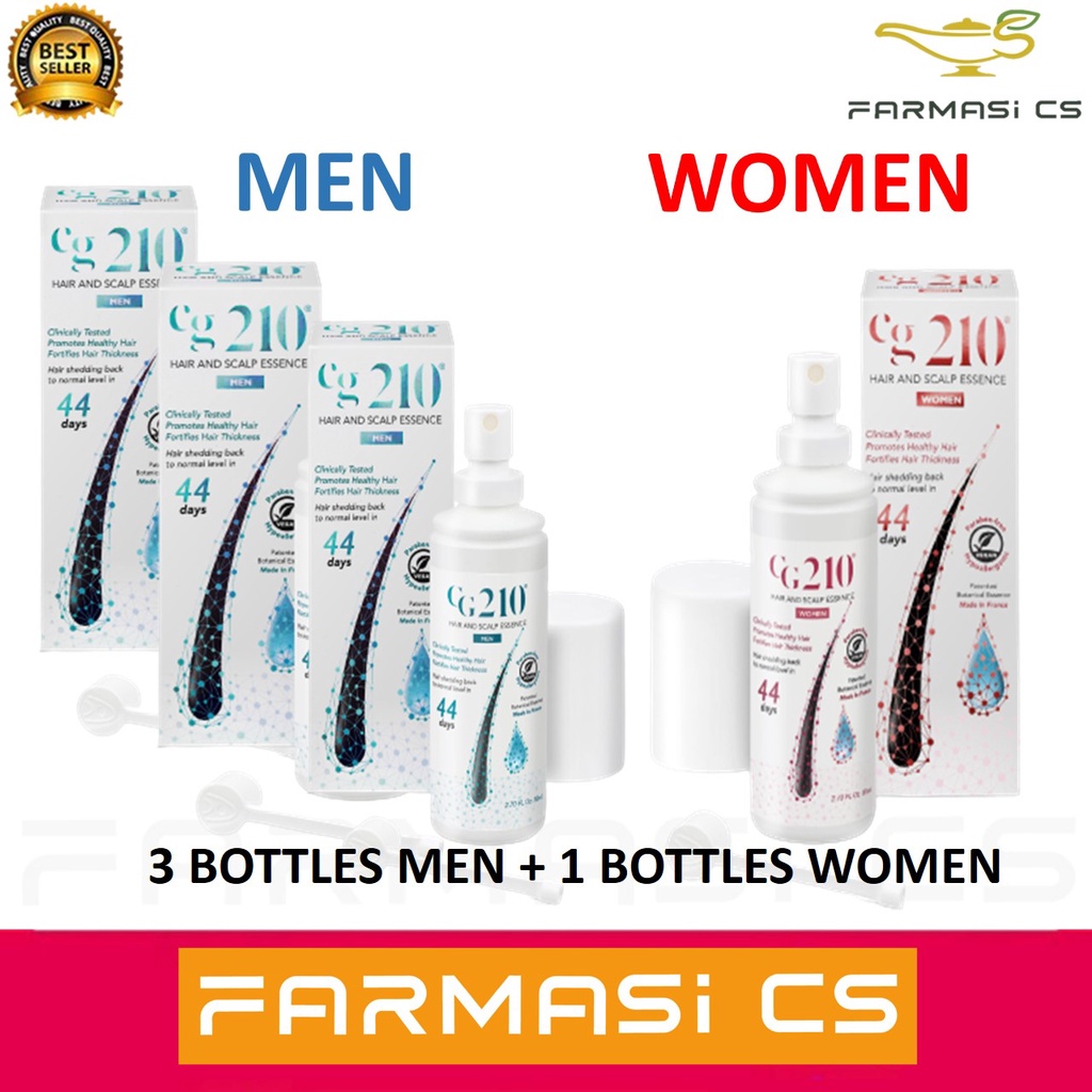 Cg210 Hair And Scalp Essence 3 Bottles Of Male 1 Bottle Of Female Exp