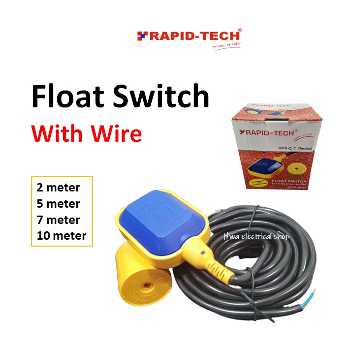 Water Tank Controller 2M 5M 7M 10M Float Switch with Wire ( Water Level Sensor Controller ...