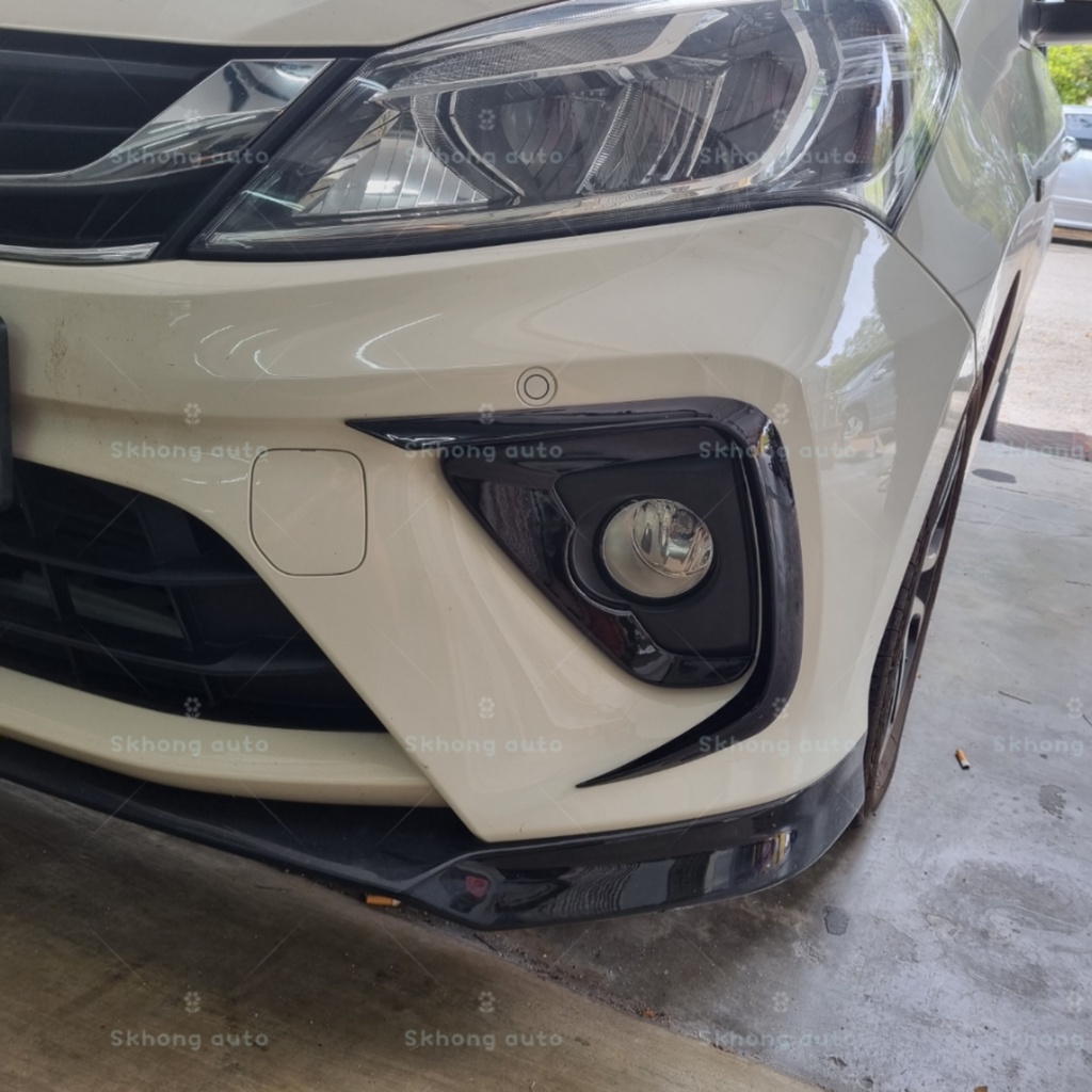 perodua myvi gen3 gm3 2018-2021 amg front bumper canard trim garnish ...