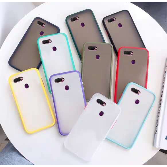 Casing OPPO F9/A7X Shockproof Silicone Phone Case& Matte Transparent ...