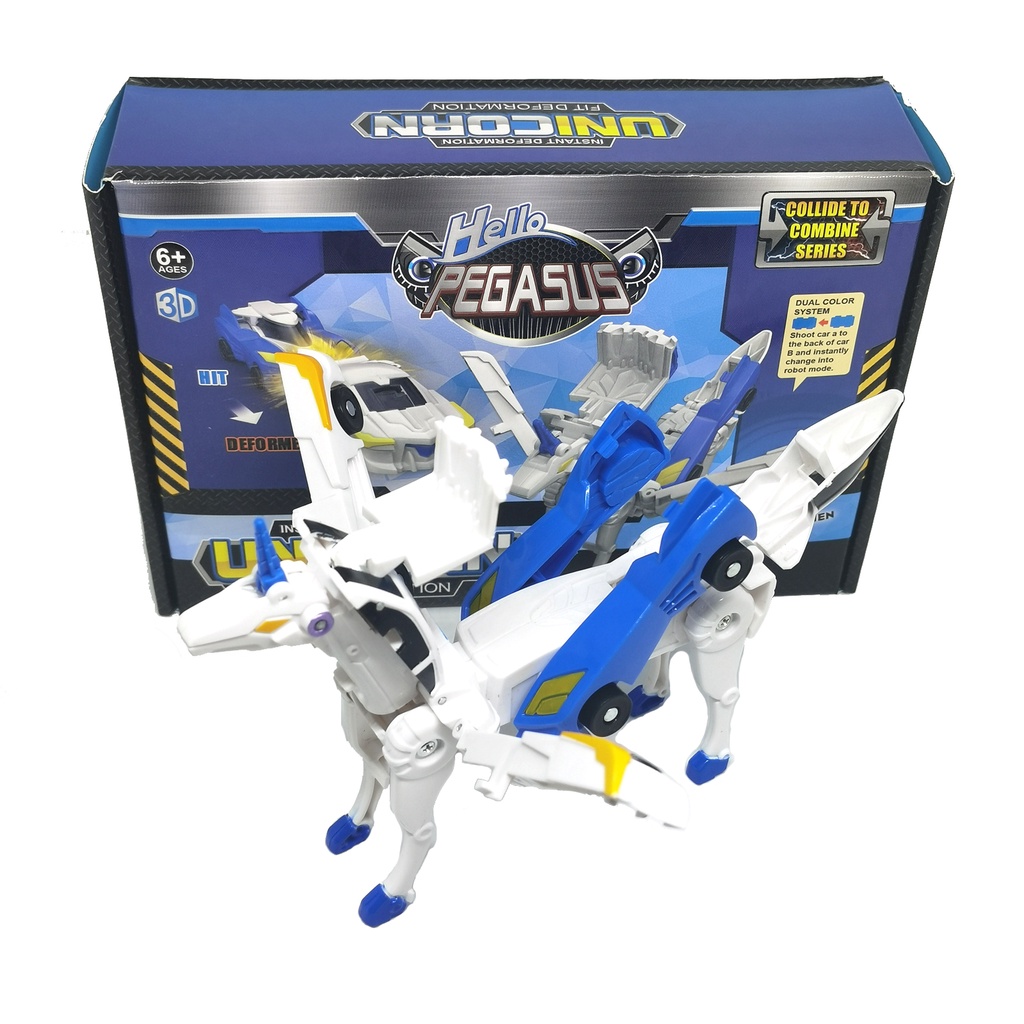 Hello Carbot Collision Deformation Robot Action Figures Magic Flying ...