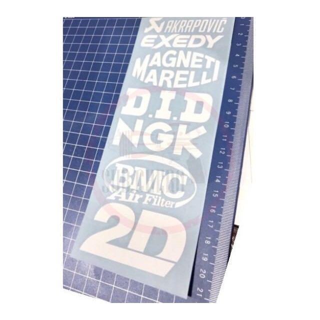 SC242 High Quality Printed Sticker combo set Pelekat Motor Motosikal ...
